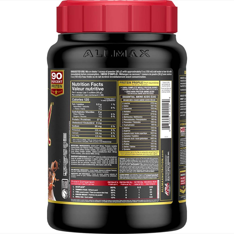 Isoflex | Whey Protein Isolate Powder | Allmax - Allmax Nutrition