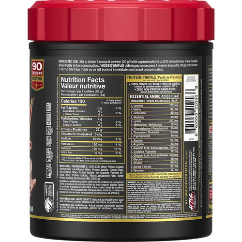 Isoflex | Whey Protein Isolate Powder | Allmax - Allmax Nutrition