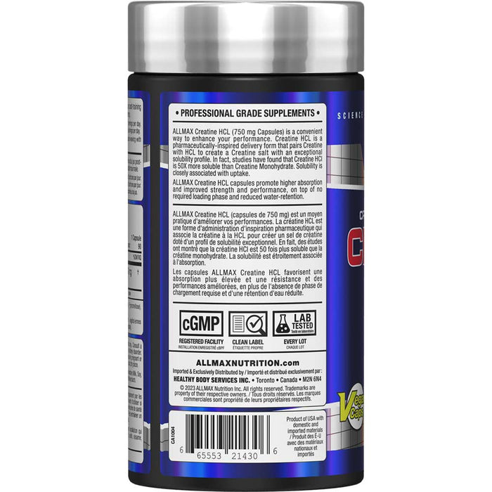 Creatine HCL Capsules - Allmax Nutrition