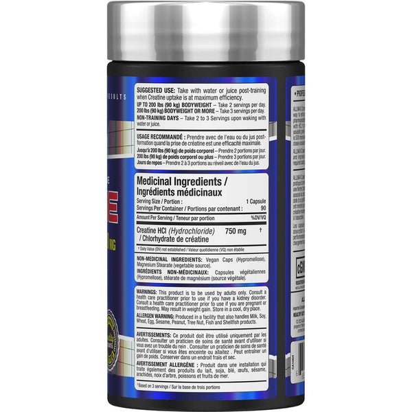 Creatine HCL Capsules - Allmax Nutrition