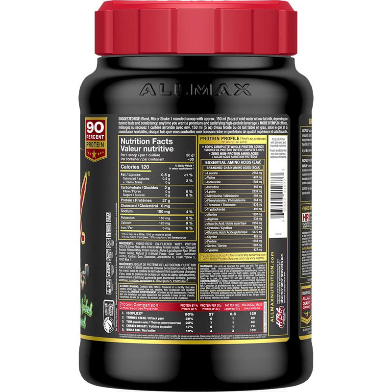 Isoflex | Whey Protein Isolate Powder | Allmax - Allmax Nutrition