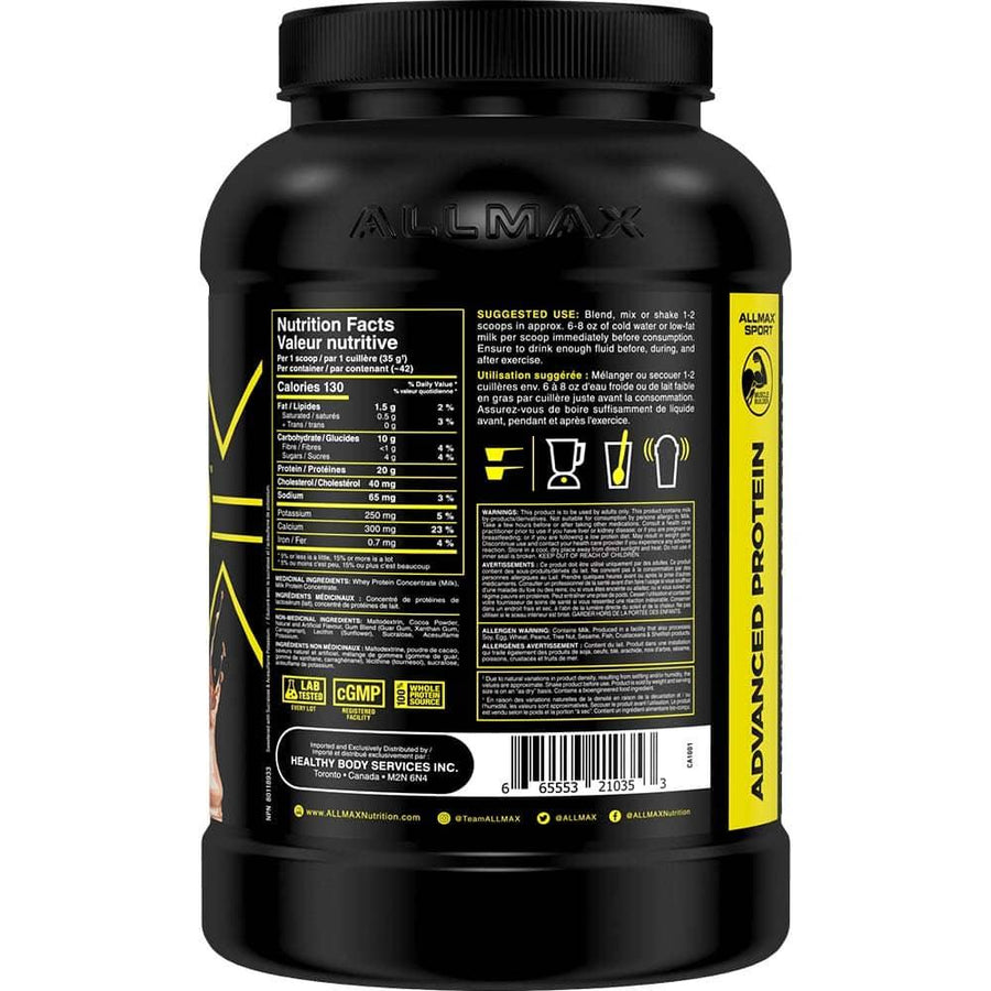 ALLPRO Advanced Protein Powder | Incredible Tasting Protein! - Allmax ...
