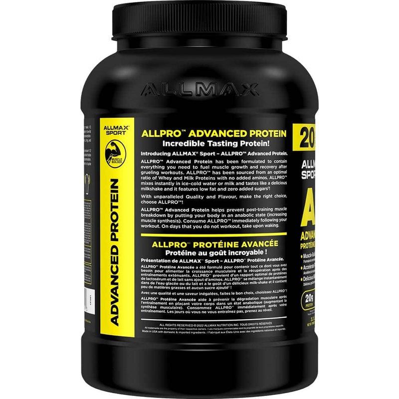 ALLPRO Advanced Protein Powder | Incredible Tasting Protein! - Allmax ...