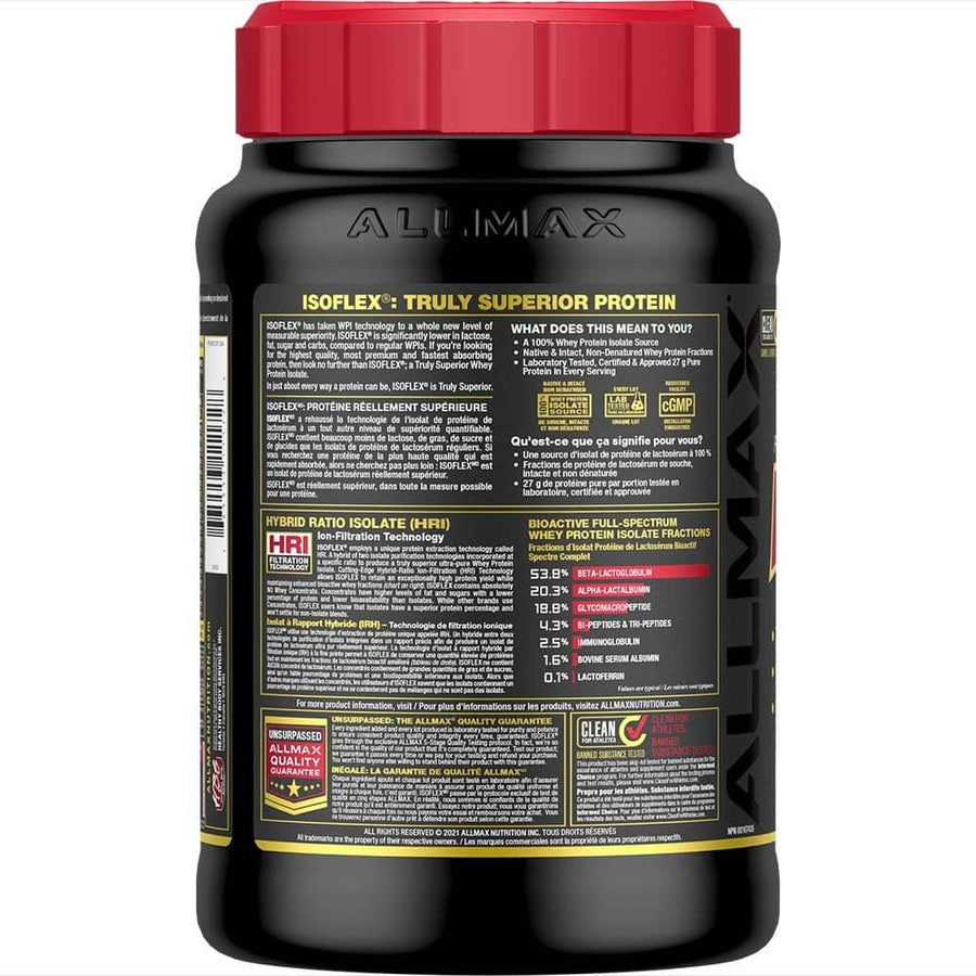 Isoflex | Whey Protein Isolate Powder | Allmax - Allmax Nutrition