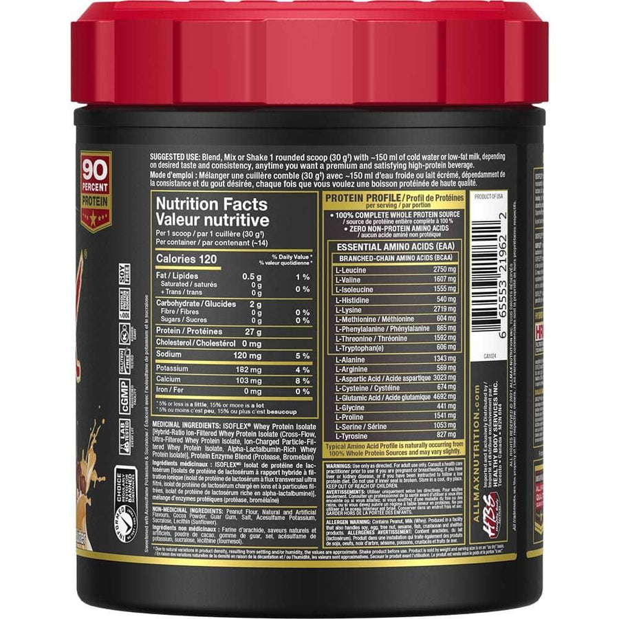 Isoflex | Whey Protein Isolate Powder | Allmax - Allmax Nutrition
