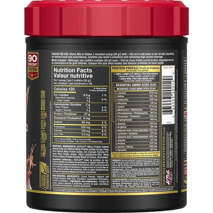 Isoflex | Whey Protein Isolate Powder | Allmax - Allmax Nutrition