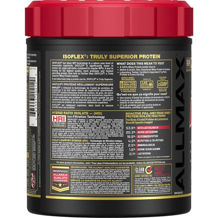 Isoflex | Whey Protein Isolate Powder | Allmax - Allmax Nutrition