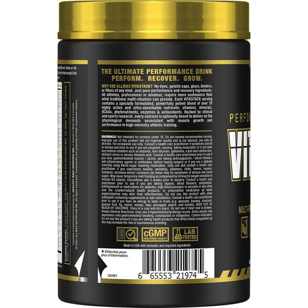 Vitastack | All One Vitamin Powder | Vitamin Stack - Allmax Nutrition